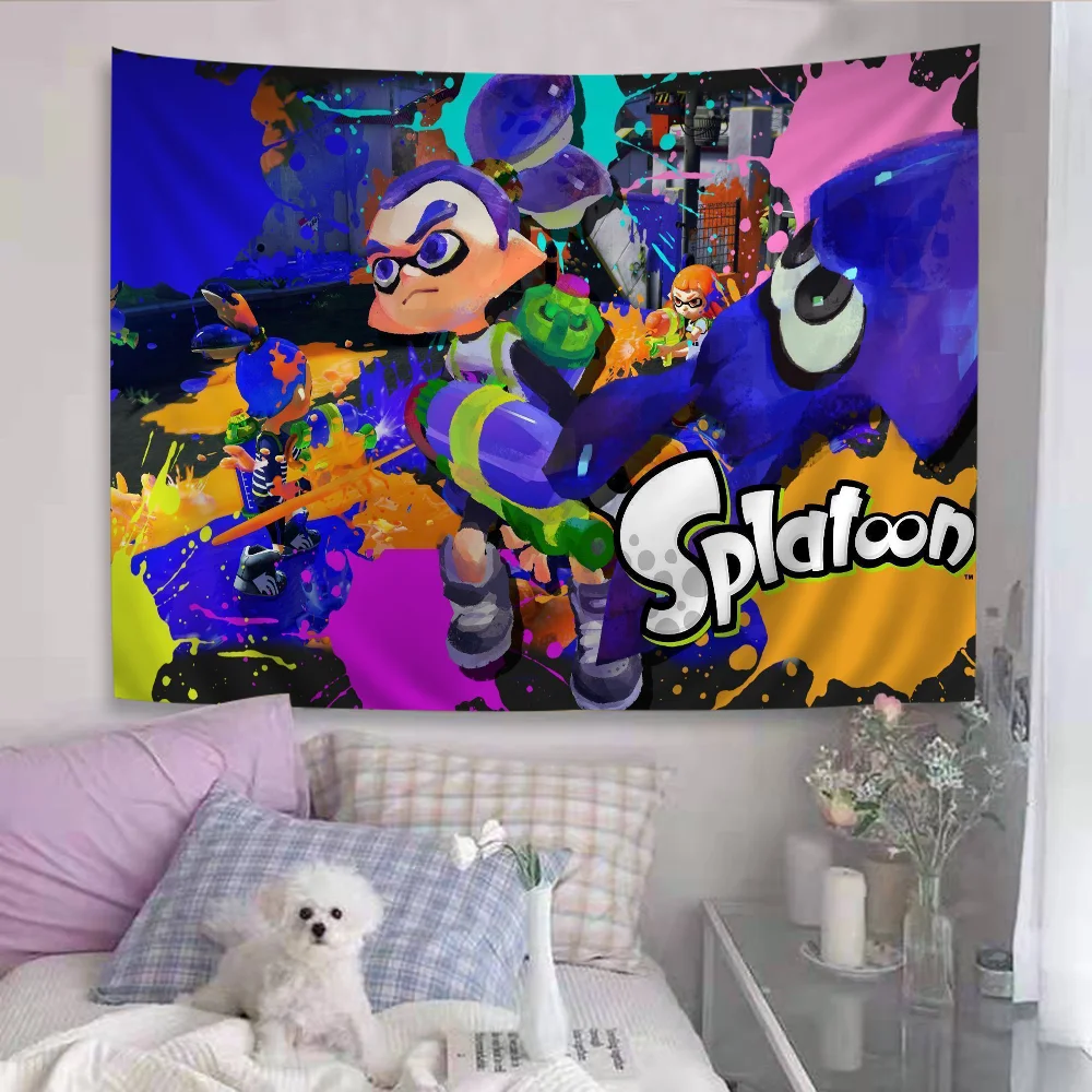 Splatoon Wall Tapestry Home Decoration Hippie Bohemian Decoration ...