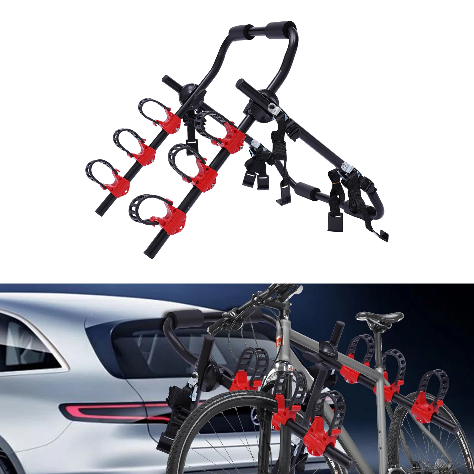 Foldable-3-section-bike-boot-carrier-Bike-carrier-Hatchback-carrier ...
