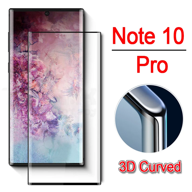 Galaxy Note 10 Plus Screen Protector Tempered Glas | Tempered Glass ...