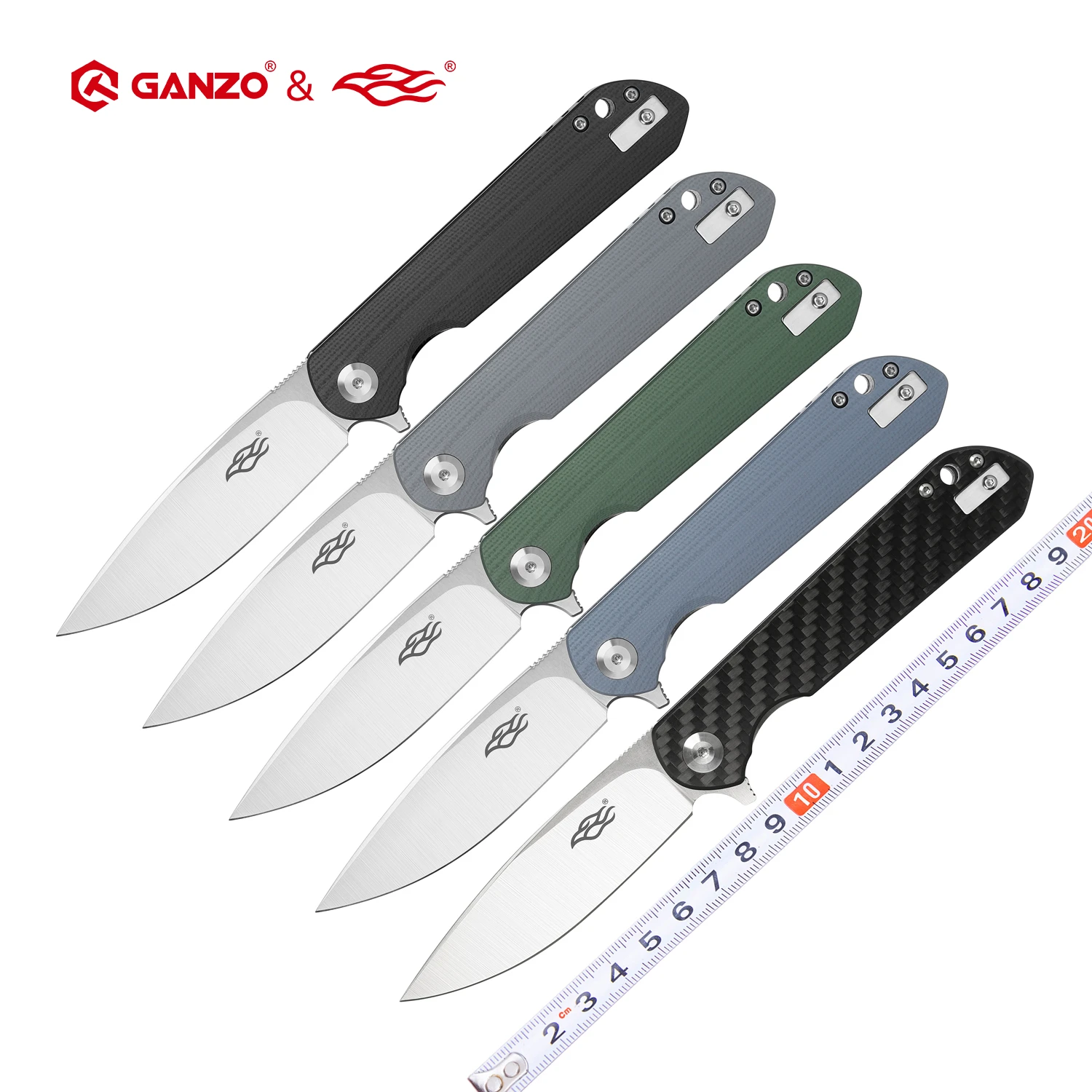 Ganzo Firebird FBknife FH41 D2 blade G10 or Carbon Fiber Handle Folding ...