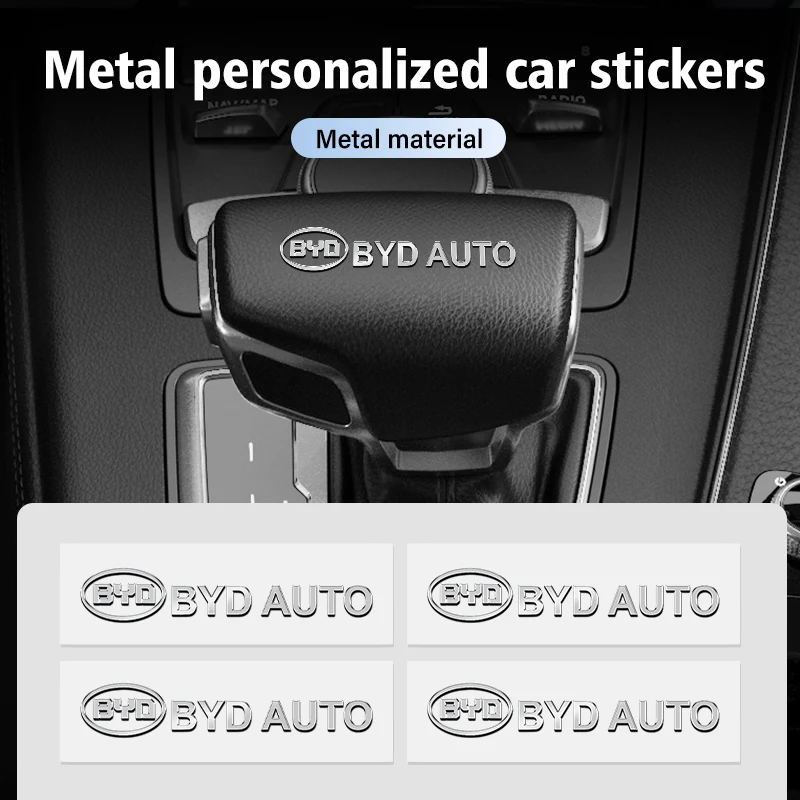 For-BYD-3D-Metal-Car-Emblem-Logo-Decorative-Stickers-Badge-Decal-F3-I3 ...