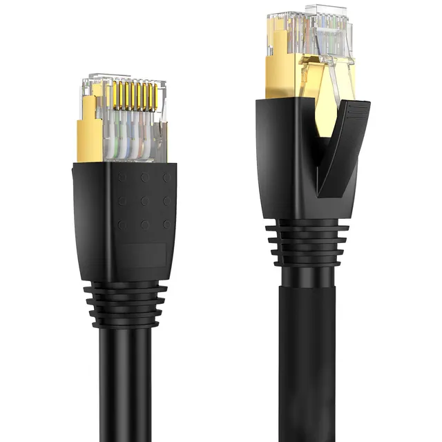 ZoeRax Cat8 Ethernet Cable STTP 40Gbps 2000MHz Cat 8 RJ45 Network Lan ...
