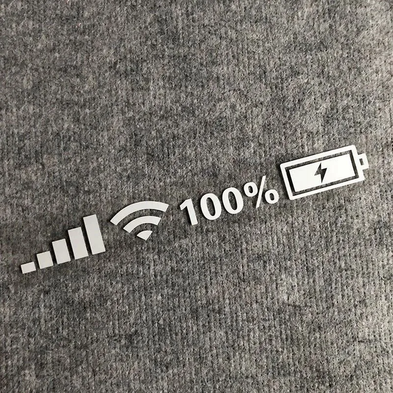 Personalized Decoration Windshield Sticker Decal Signal WIFI Power ...