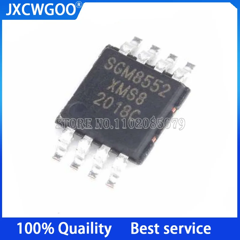 10PCS SGM8552XMS8G/TR SGM8552XMS8 SGM8552 MSOP 8 범용 연산 증폭기 IC 칩 새로운 원본 ...