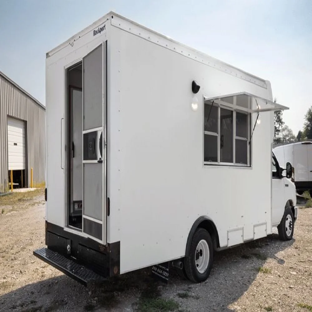 Food Cart Remolques Fast Fitted Food Trucks Dining Car Van Concession ...