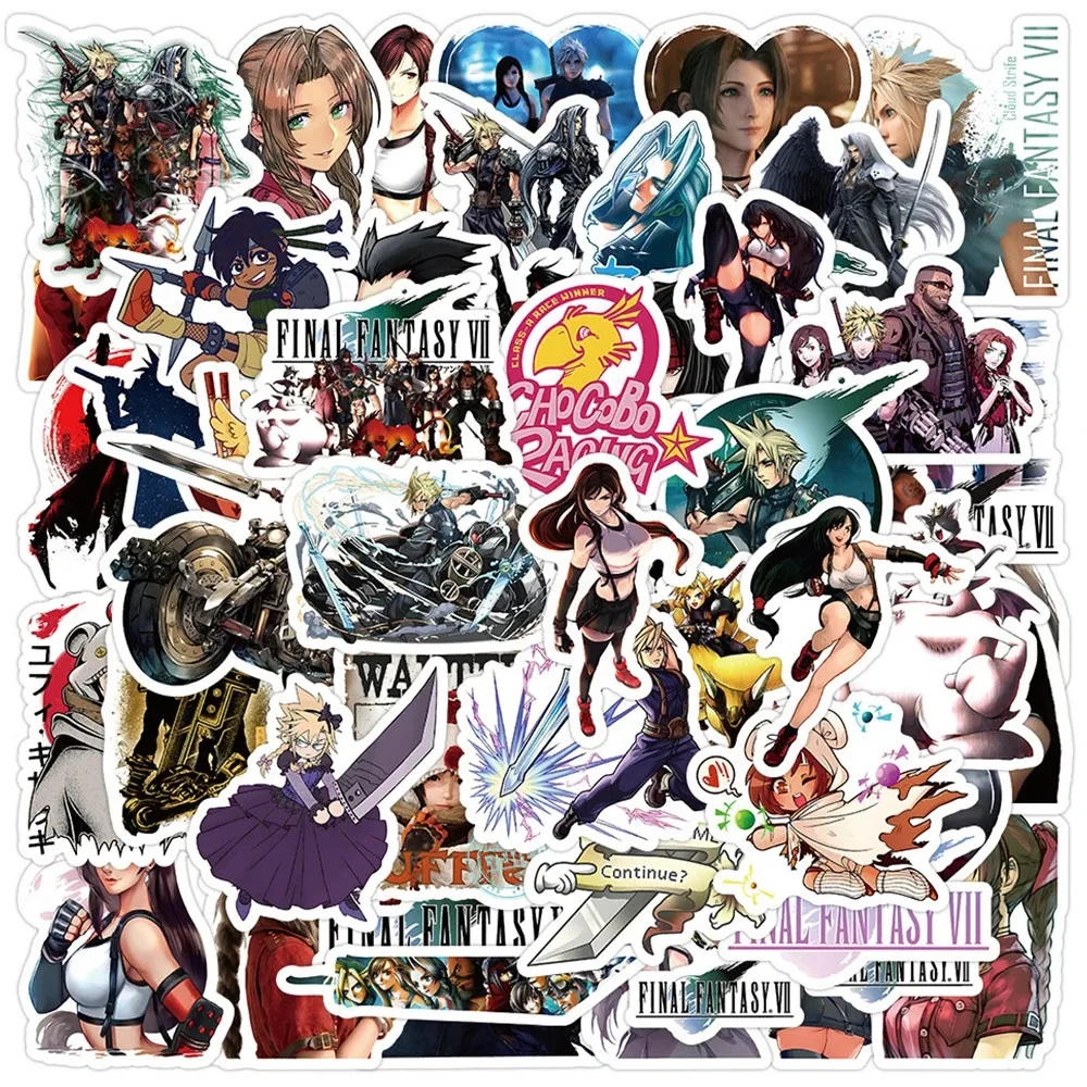 10-30-60pcs-Games-Final-Fantasy-Stickers-Warrior-of-Light-Cloud-Strife ...
