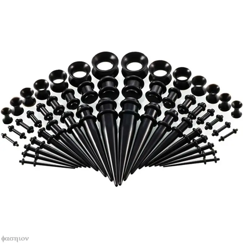 Acrylic Ear Taper/Stretcher Body Jewelry Ear Stretching 101 Sizing Ear ...