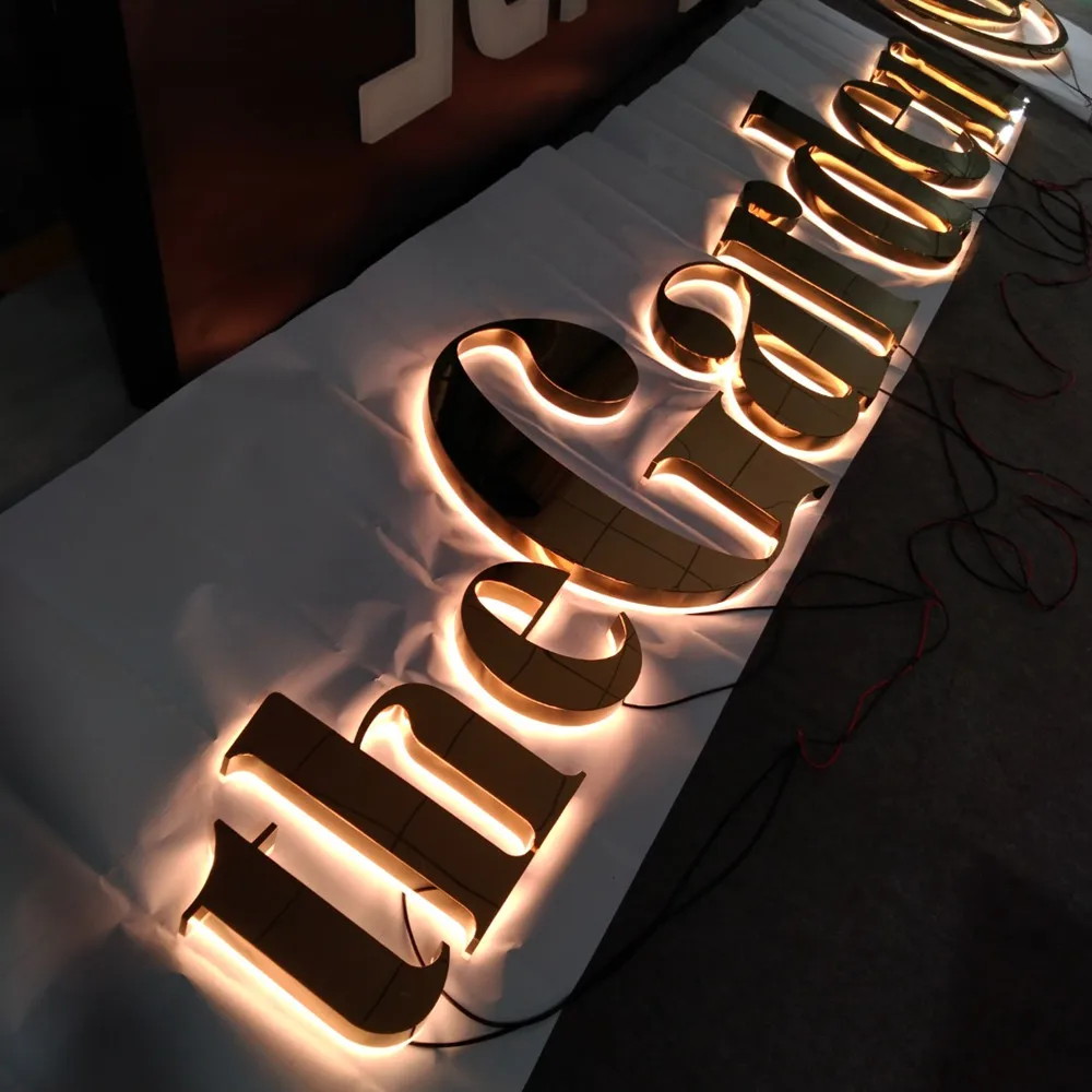 Custom-Advertising-LED-Backlit-Sign-Company-Name-Signage-Logo-Dimmable ...