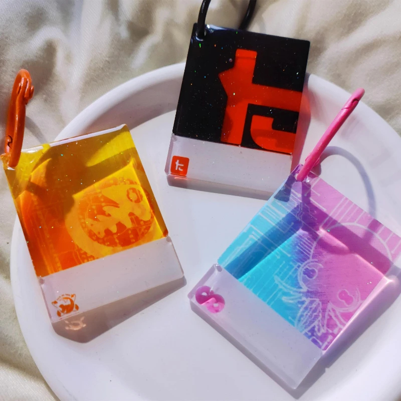 Splatoon-Jet-Fighter-Model-Chip-Cor-Especial-Glitter-Drop-Pendant-Boy ...