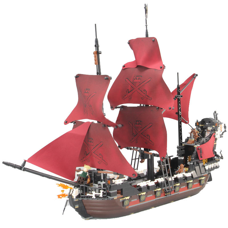 1484pcs+8Dolls one piece pirates ship thousand sunny boat Model ...