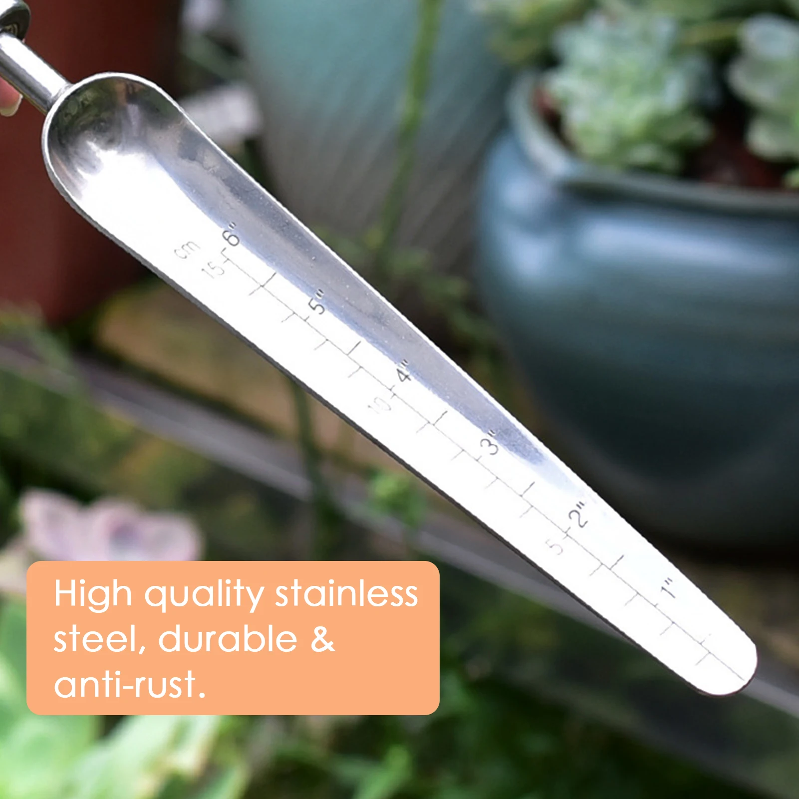 PELLE,France--Pelle de jardin en acier inoxydable, plus large, avec ...