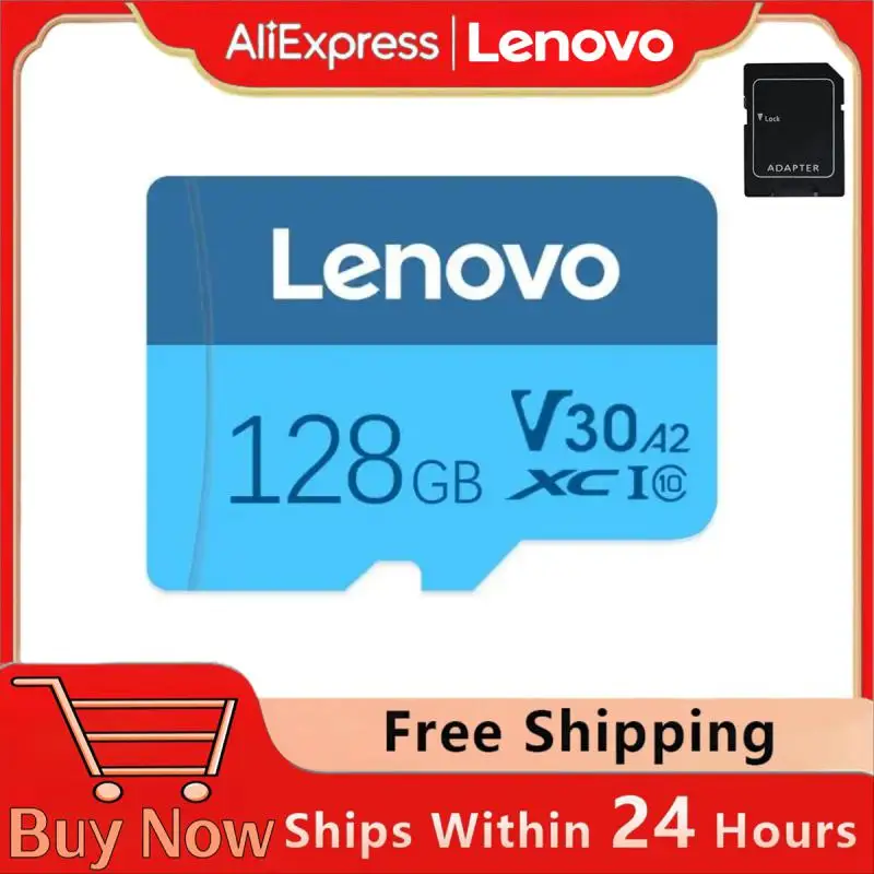 Lenovo-tarjeta-de-memoria-Micro-Tf-Sd-de-alta-velocidad-2TB-64GB-Clase ...