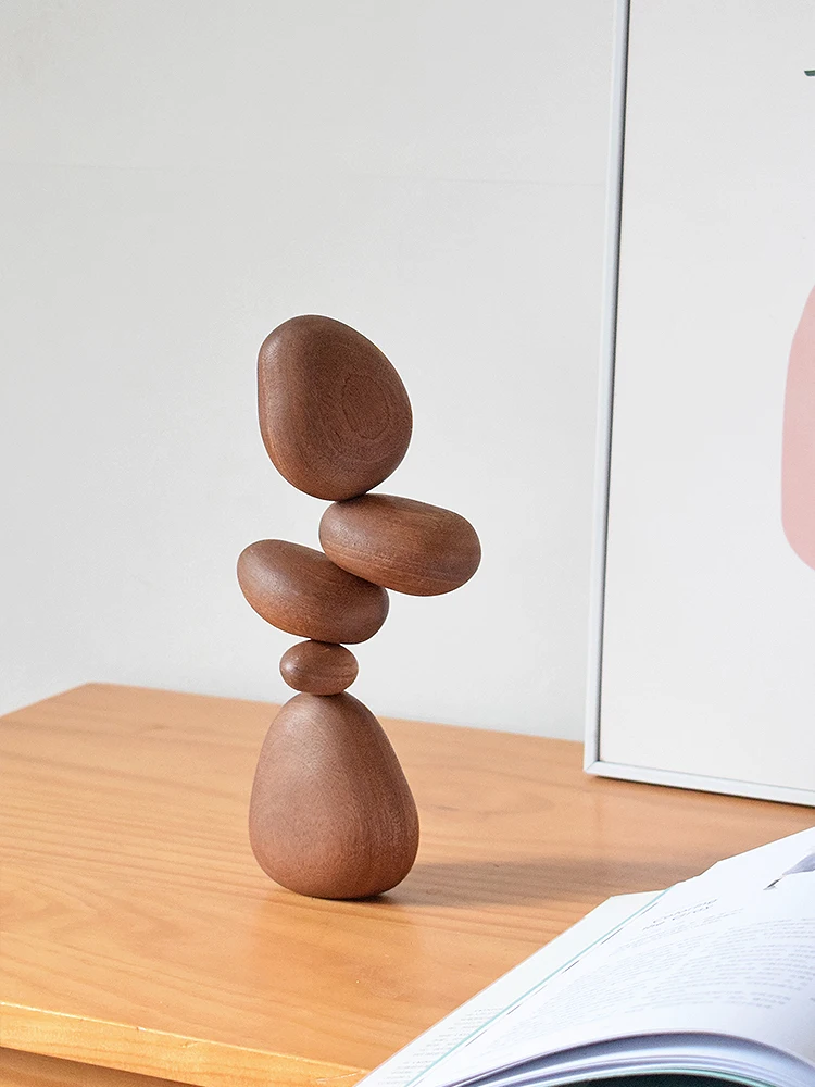 Balanced Wood Sculpture