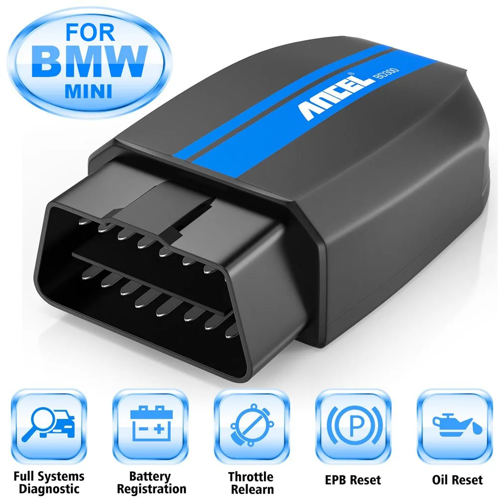 ANCEL BD300 Bluetooth 5,0 OBD2 Scanner für BMW/Mini ABS SRS Airbag TPMS ...