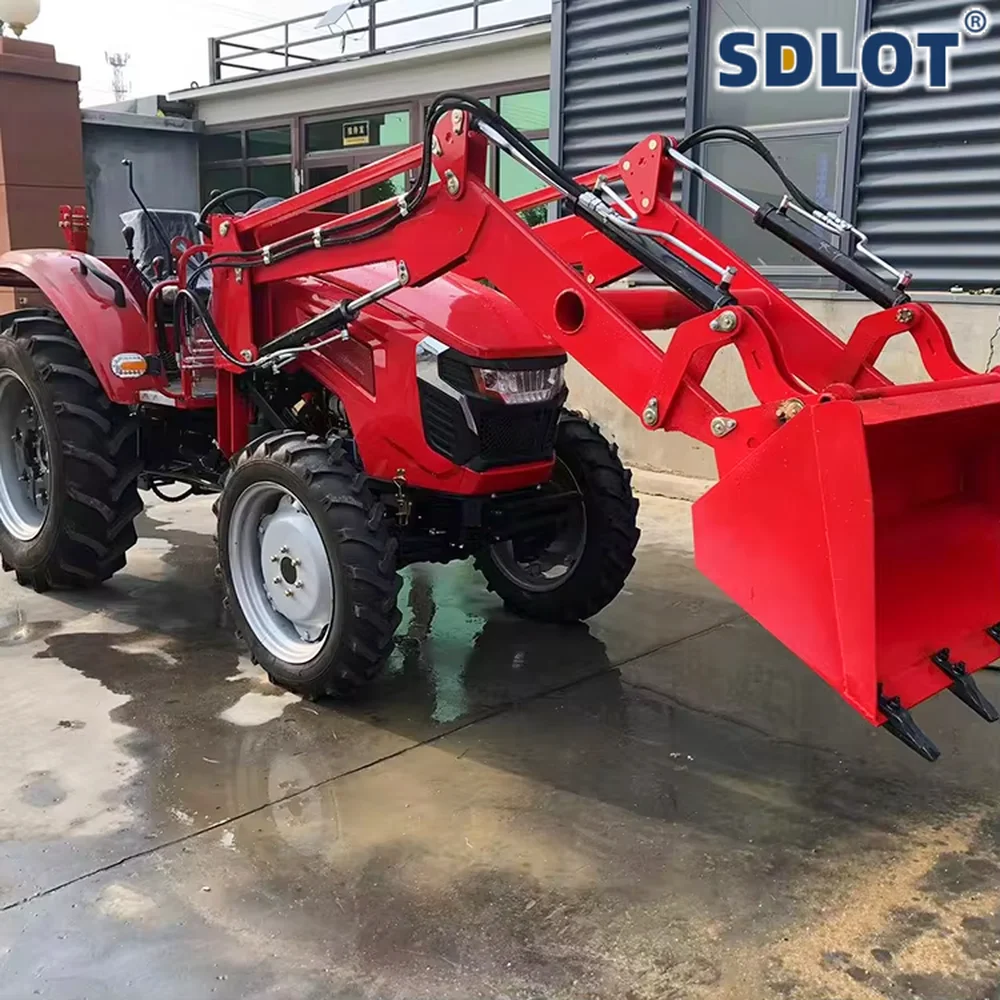 4x4 Tractor 25–50HP Diesel Compact Utility Tractor 8F+2R PTO ...
