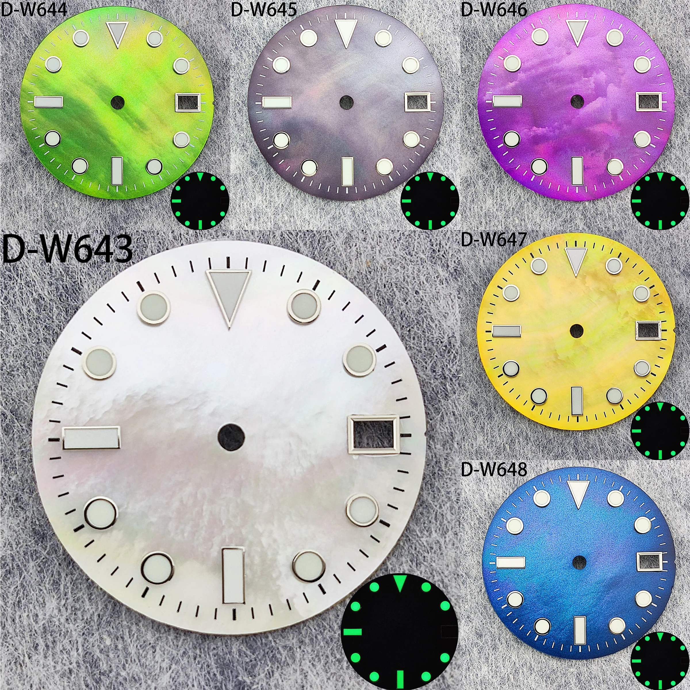 NH35-dial-Glitter-Dial-28-5mm-Aseptic-dial-for-NH35-4R35-watch-movement ...