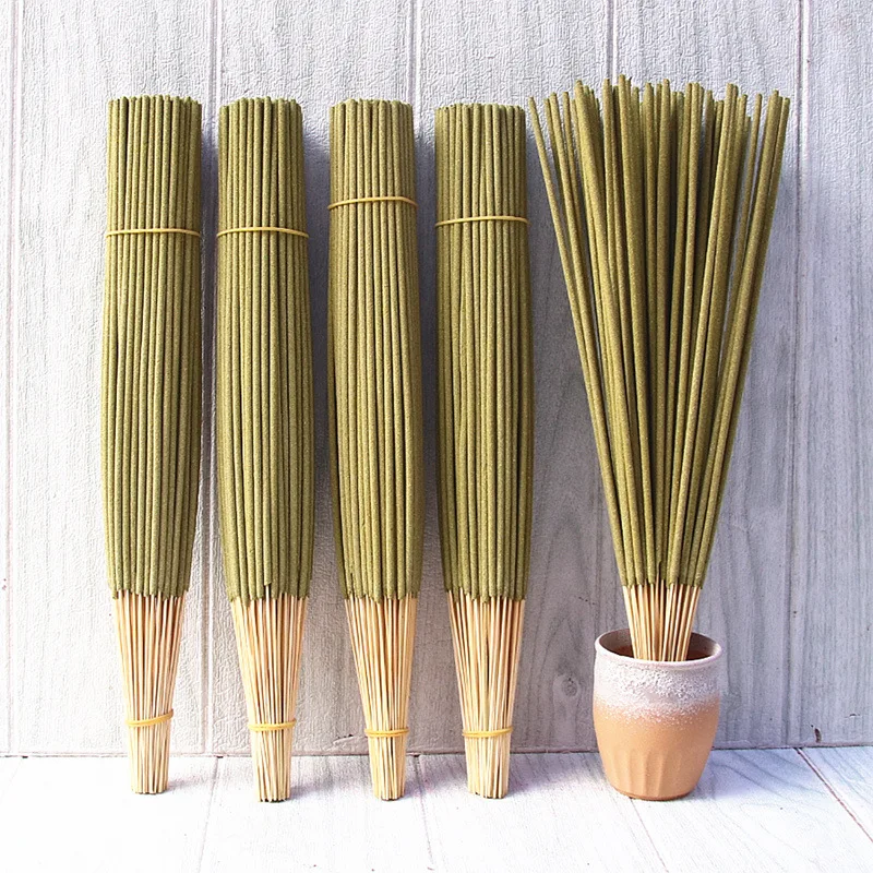 100pcs-lot-Handmade-Cypress-Leaves-Incense-Sticks-Natural-48cm ...