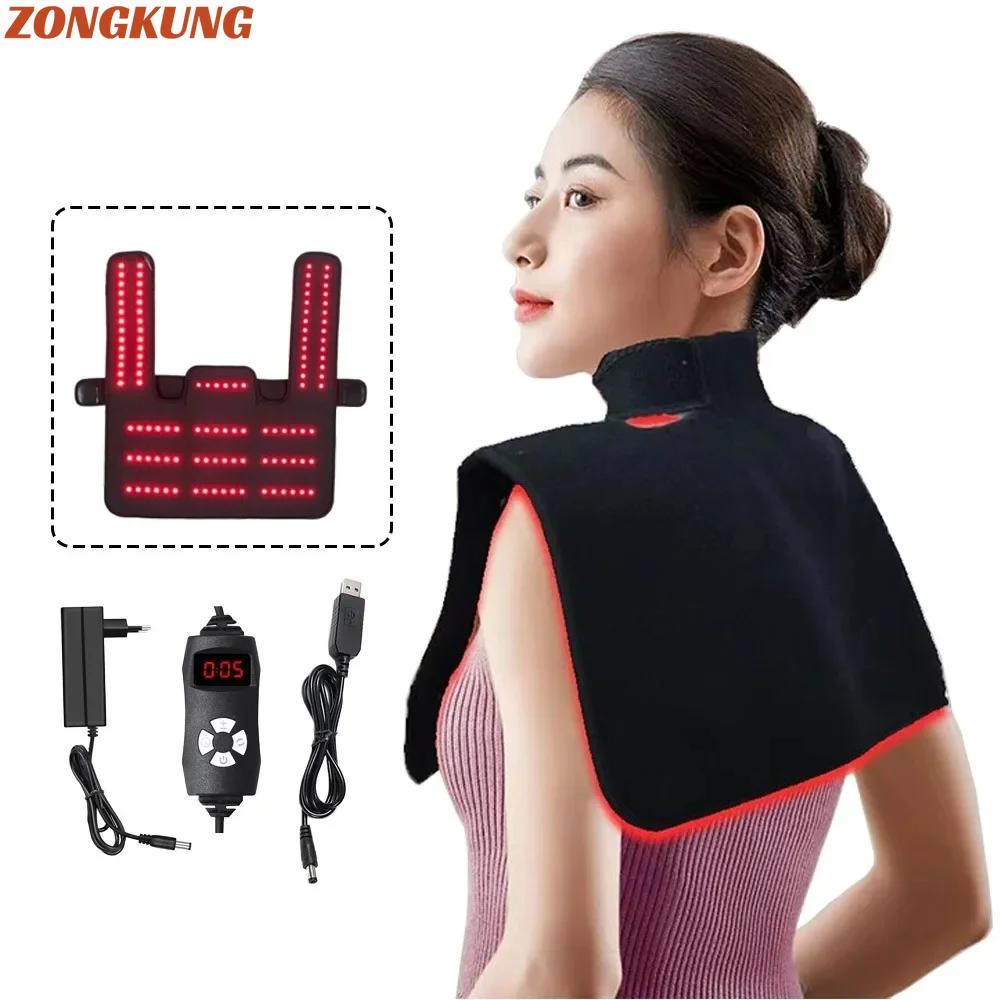 Red-Light-Shoulder-Nape-Physiotherapy-Belt-660nm-850nm-for-Back ...
