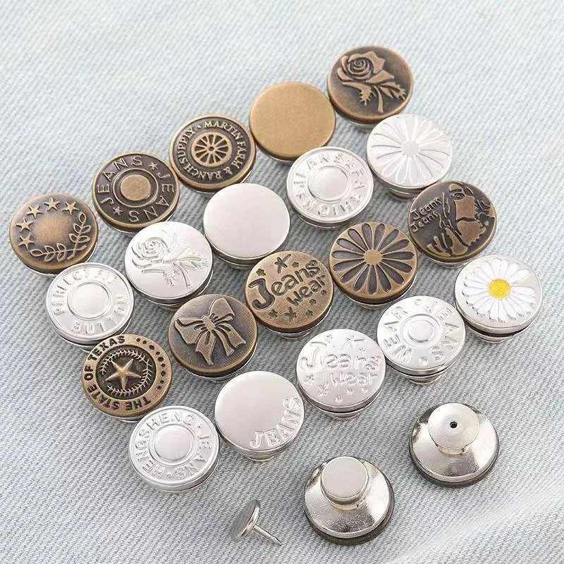 5PCS-Button-Pins-Jeans-No-Sew-and-Removable-Instant-Buttons-Tightener ...