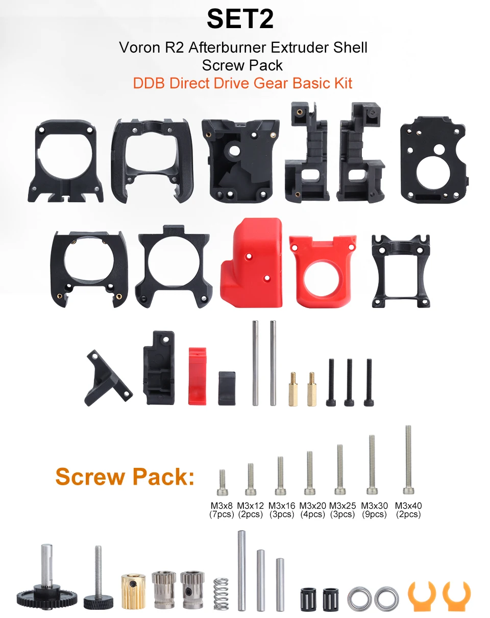 Voron R2 Afterburner Extruder Shell