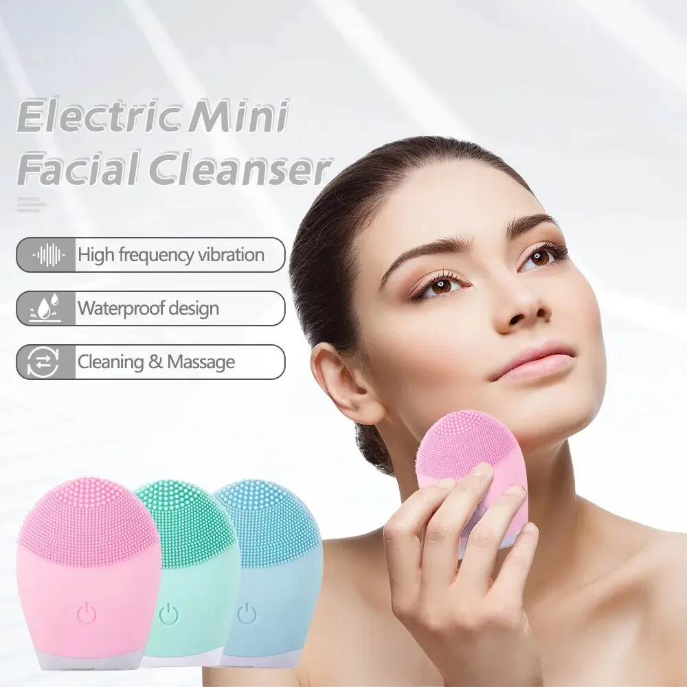 7500-Times-min-High-Frequency-Vibration-Silicone-Facial-CleanserBrush ...