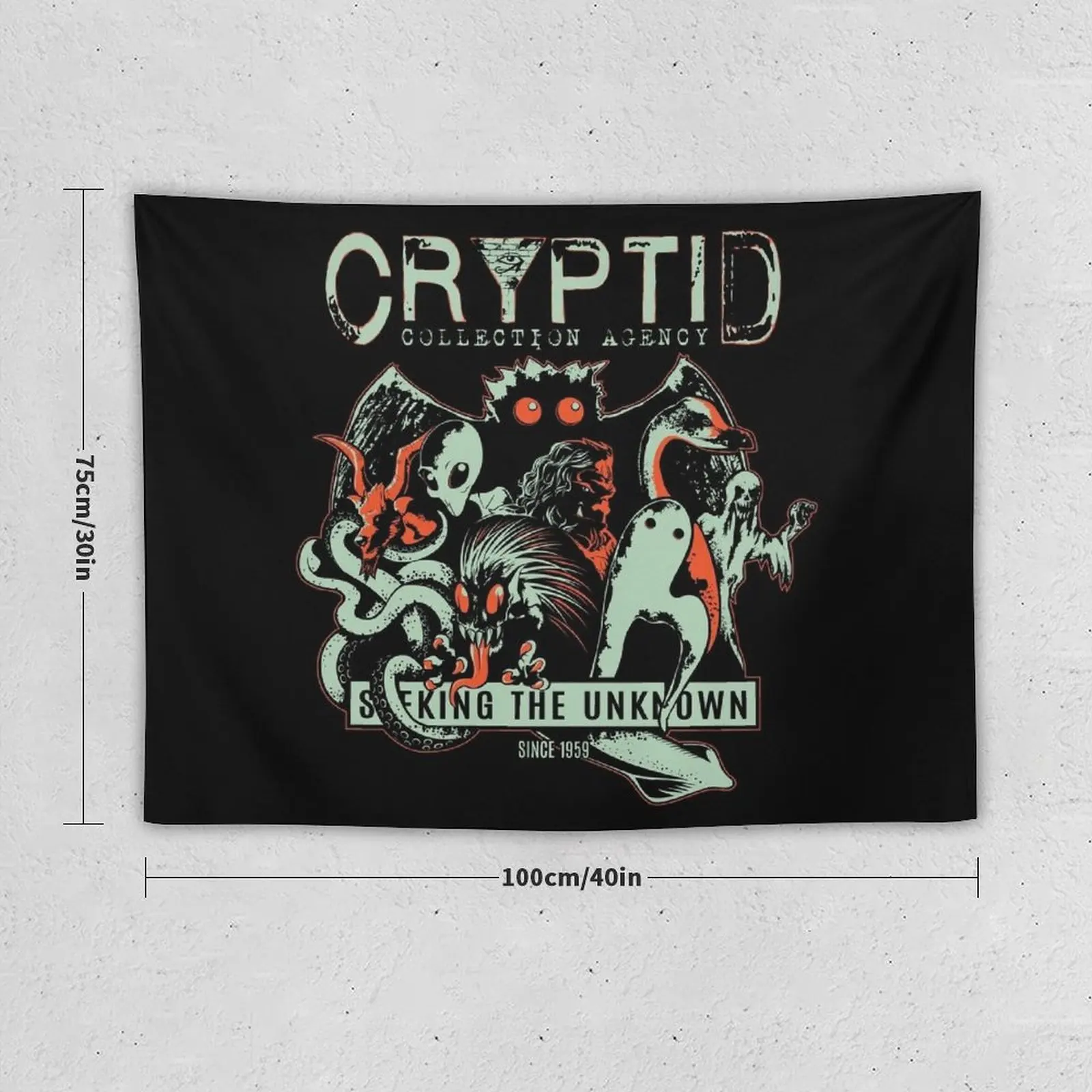 Cryptid Collections Tapestry Bed Room Decoration Wall Deco Living Room ...