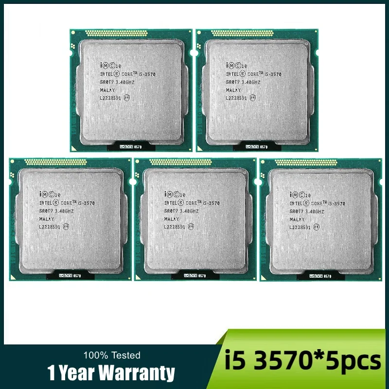 I5 3570 processador quad-core, 3.4ghz, l3 = 6m, 77w, soquete lga 1155 ...