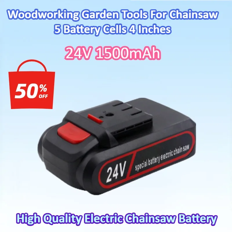24V 1500mAh Chainsaw Battery Special Battery For Mini Chainsaw 4 Inches ...