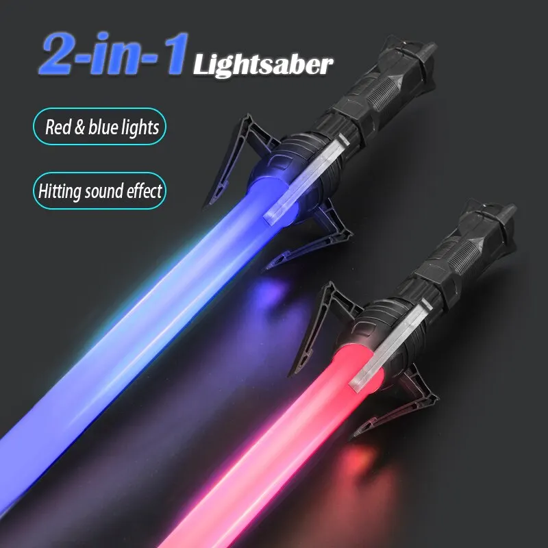 Toy-Laser-Sword-Red-and-Blue-Double-Sword-Retractable-Two-In-One ...