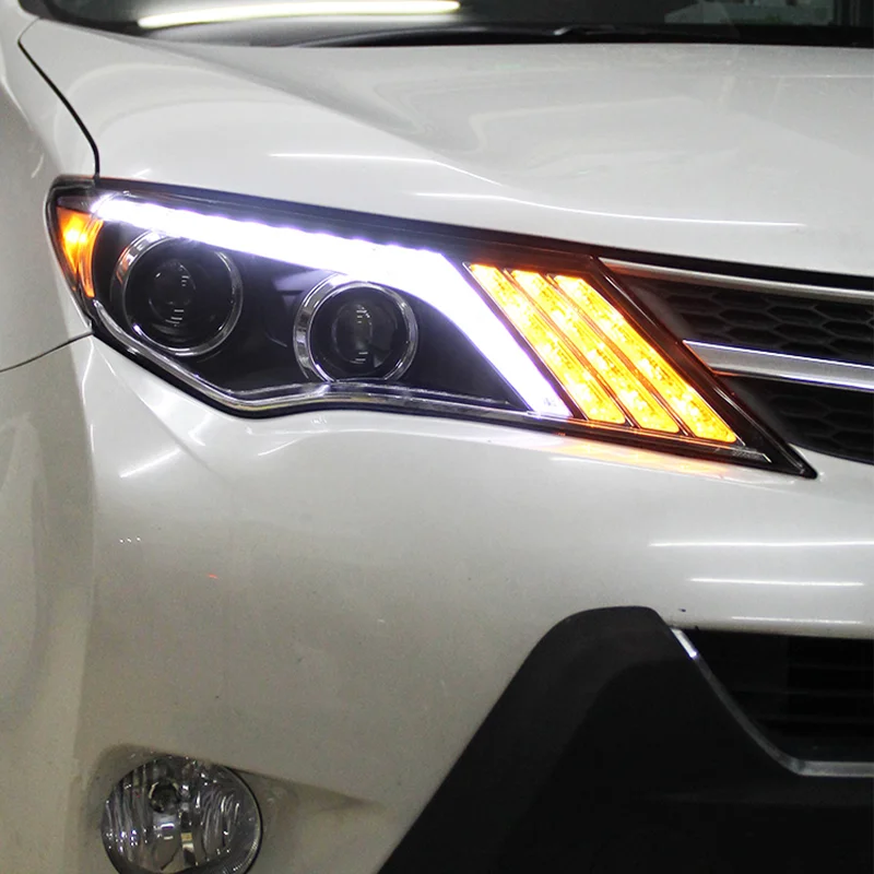 Suitable-for-Toyota-RAV4-headlight-assembly-13-15-modified-LED ...