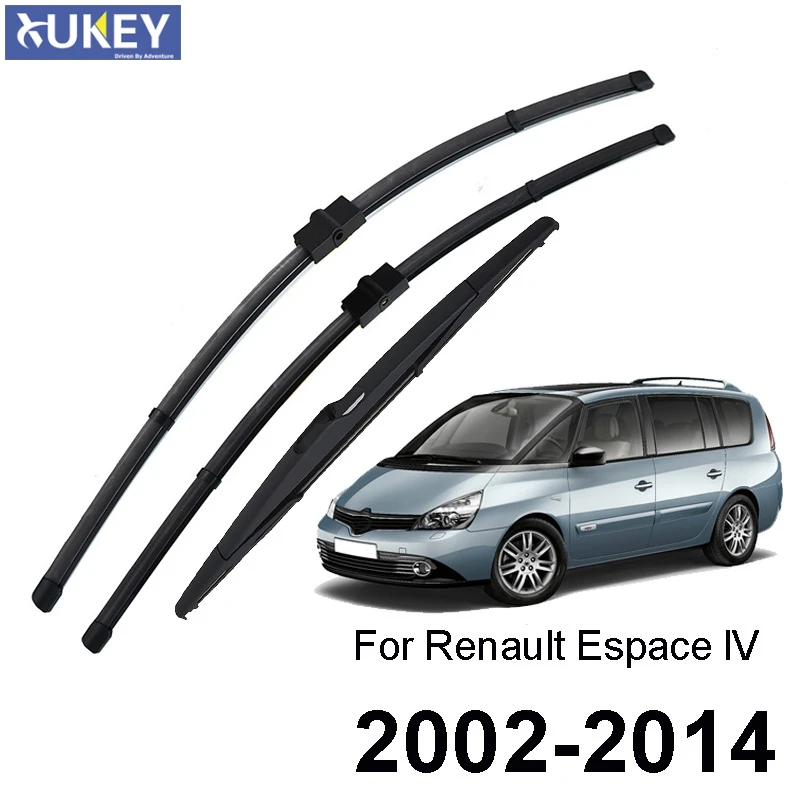 Xukey Front Rear Windshield Wiper Blades Kit For Renault Espace 4 2014 ...
