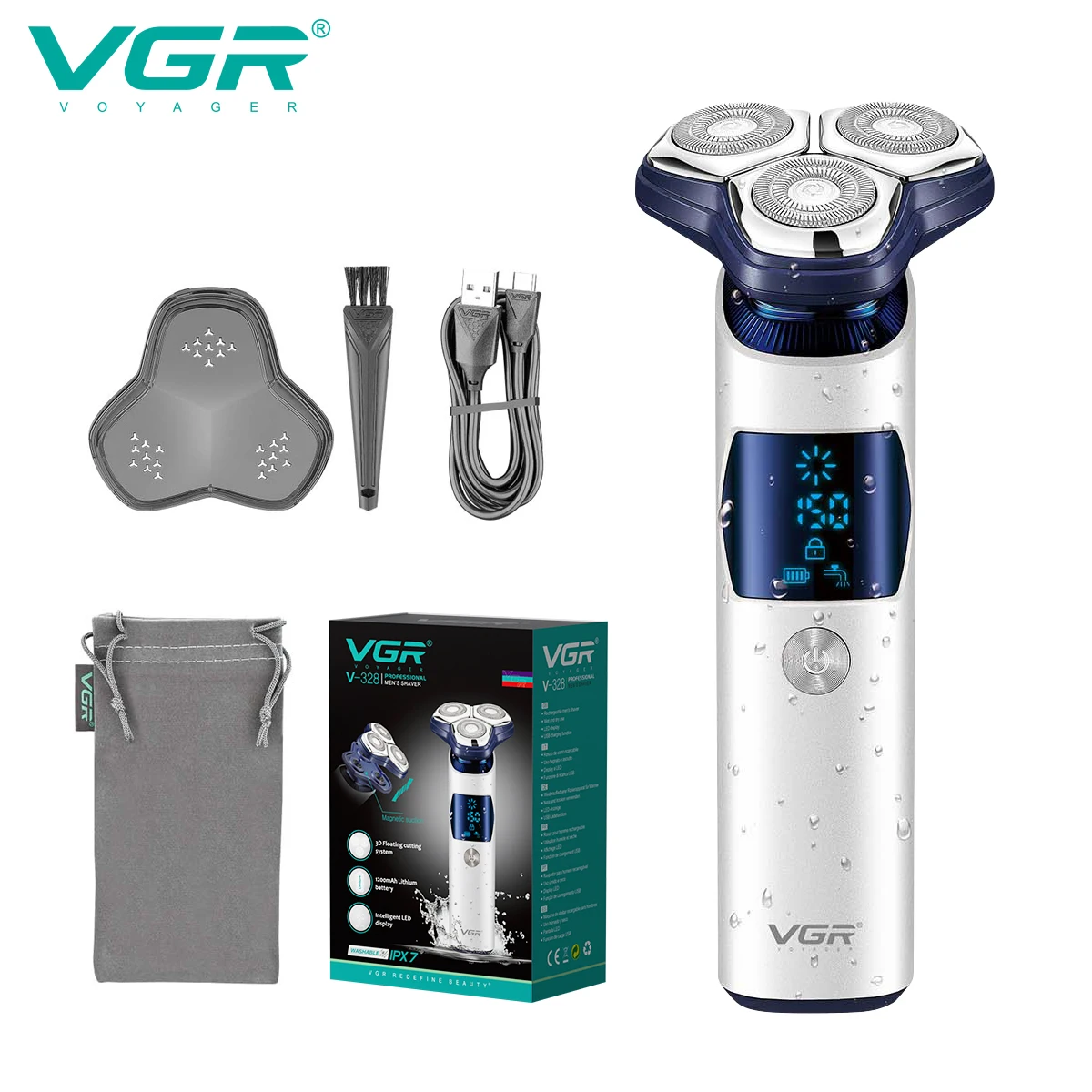 VGR-Razor-Professional-Shaving-Machine-Rechargeable-Beard-Trimmer ...
