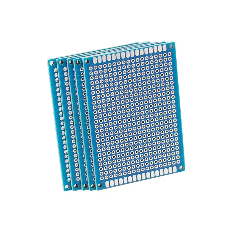5pcs 5x7cm Double Sided Copper Plate PCB Prototype Board Blue 5*7cm PCB ...