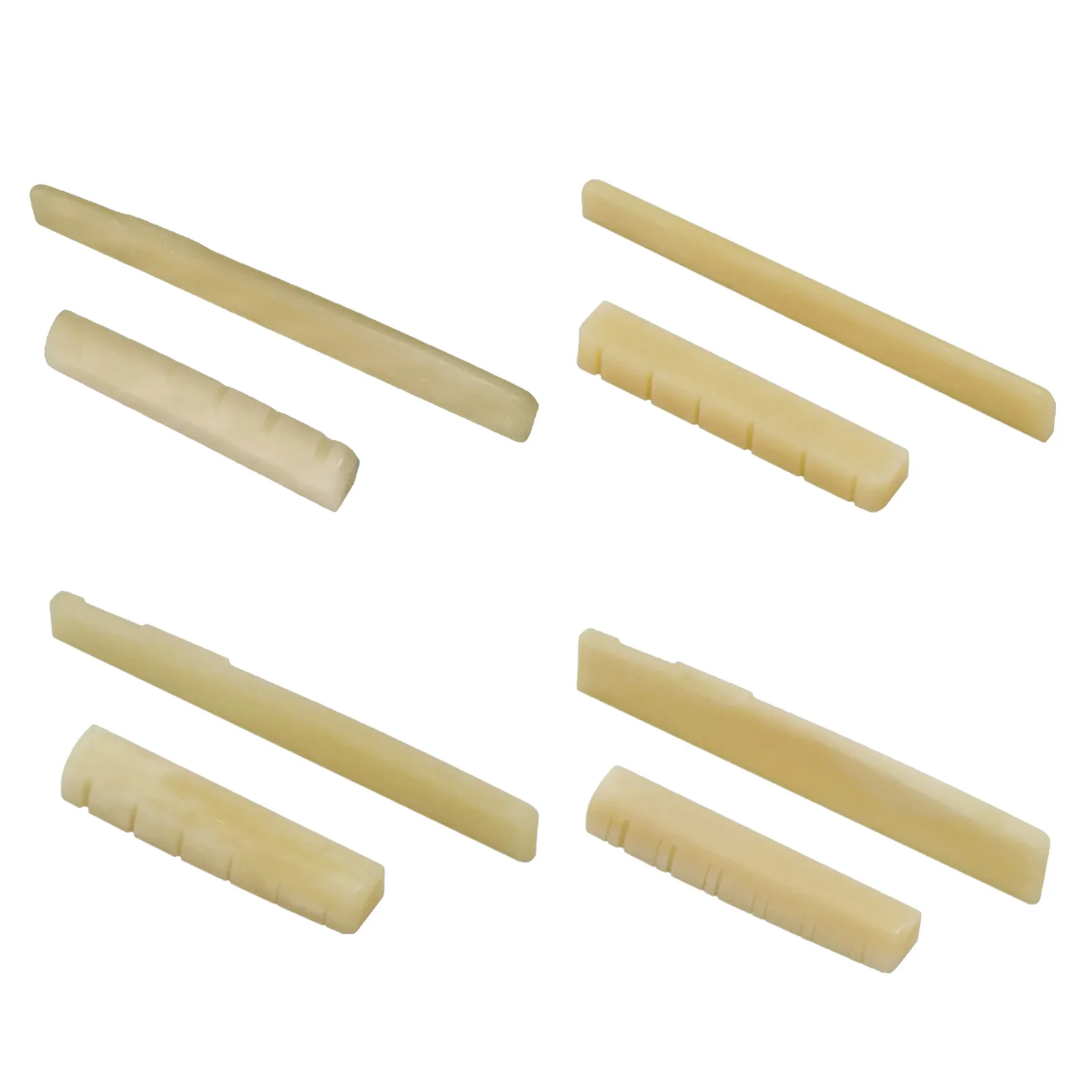 1-Pair-6-12-String-Acoustic-Classical-Guitar-Unbleached-Bone-Bridge ...