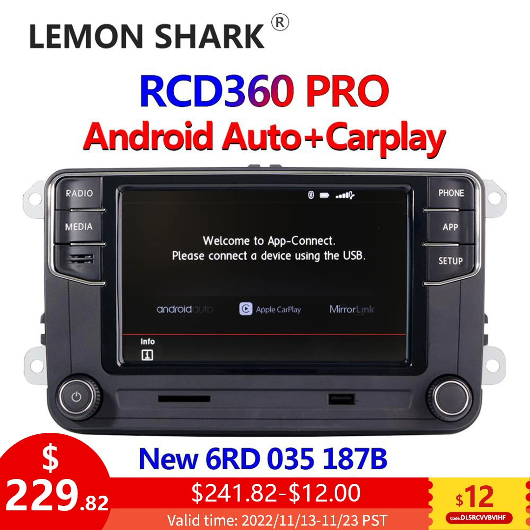 Android Auto RCD360 PRO NONAME Auto Radio Carplay Neue RCD330 MIB Radio ...
