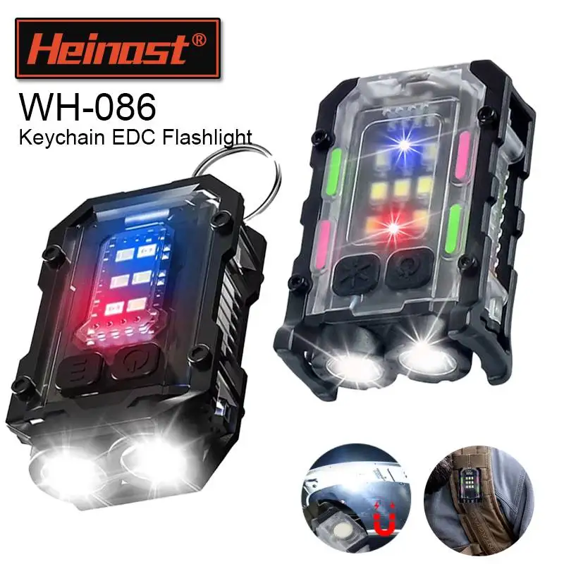 EDC Tactical Flashlight Portable Mini LED Light Outdoor Camping Hiking ...