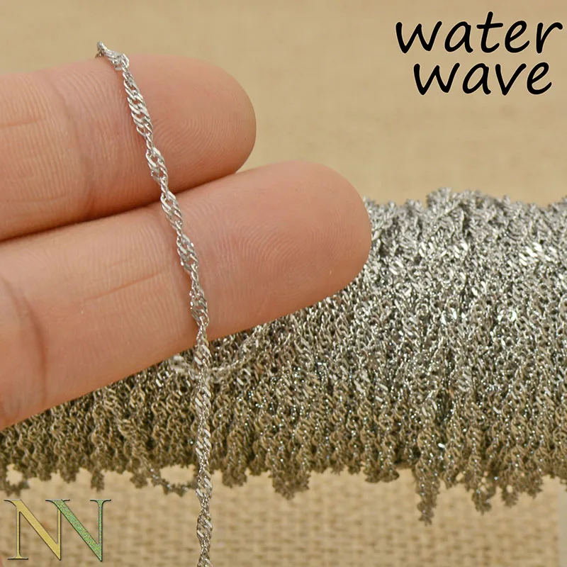30-Feet-Stainless-Steel-Chain-Waterwave-Chain-by-Inch-Length-Spool-Bulk ...