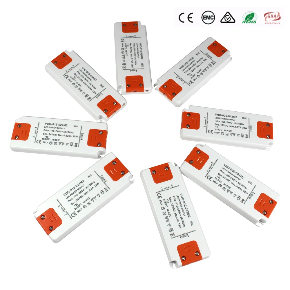 DC-12V-24V-Lighting-Transformers-Ultra-Thin-LED-Power-Supply-6W-15W-20W ...