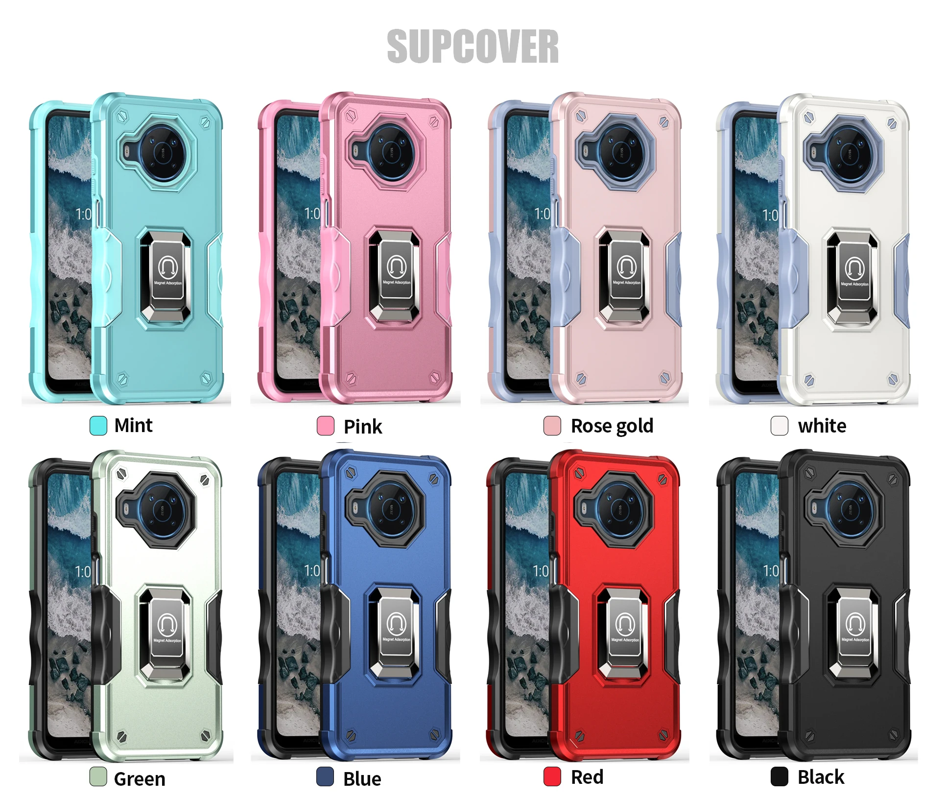 Supcover Black Red Green White Pink Blue Anti-shock Camera Lens Protect ...