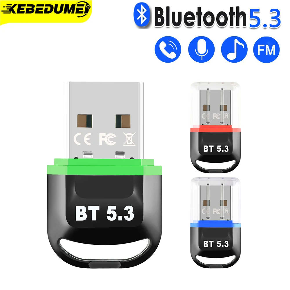 차량용 블루투스 53 어댑터 송신기 무선 오디오 리시버 Usb 동글 핸즈프리 통화 자동 스피커 마우스 티몬