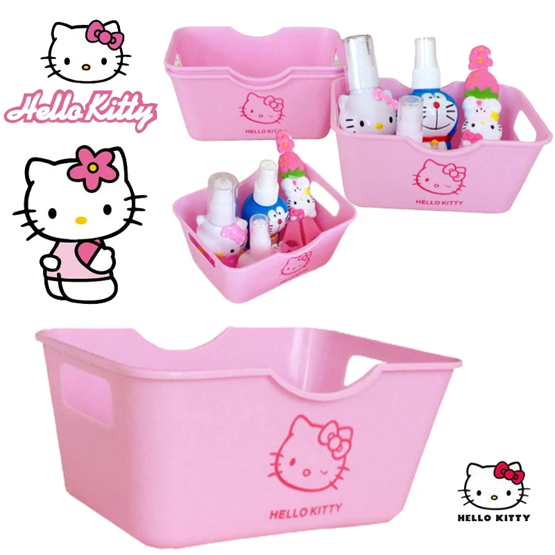 Hello-Kitty-Storage-Box-Cute-Fashion-Cartoon-Sundries-Organizer-Box ...