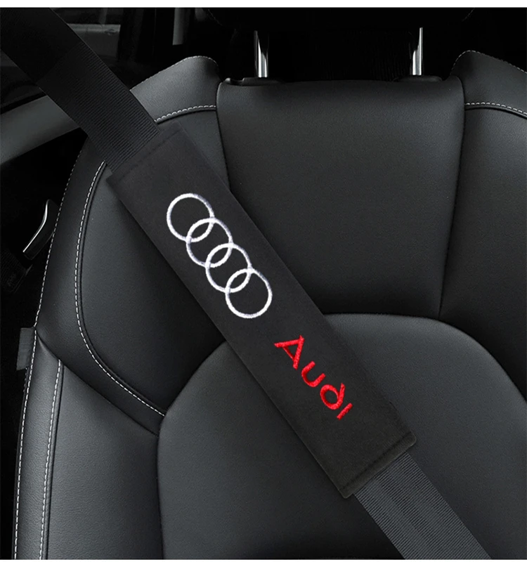 2pcs Cotton flannel carbon fiber protection Cover for Audi A4 B6 B8 B7 ...