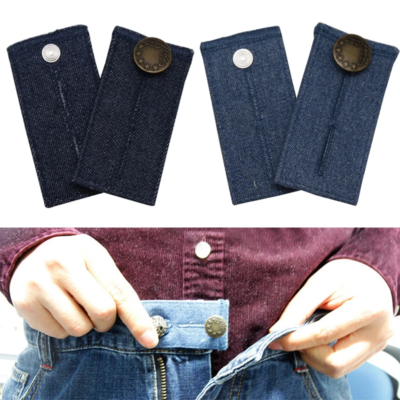 1pc-Men-Women-With-Metal-Button-Trousers-Extender-Extension-Button ...