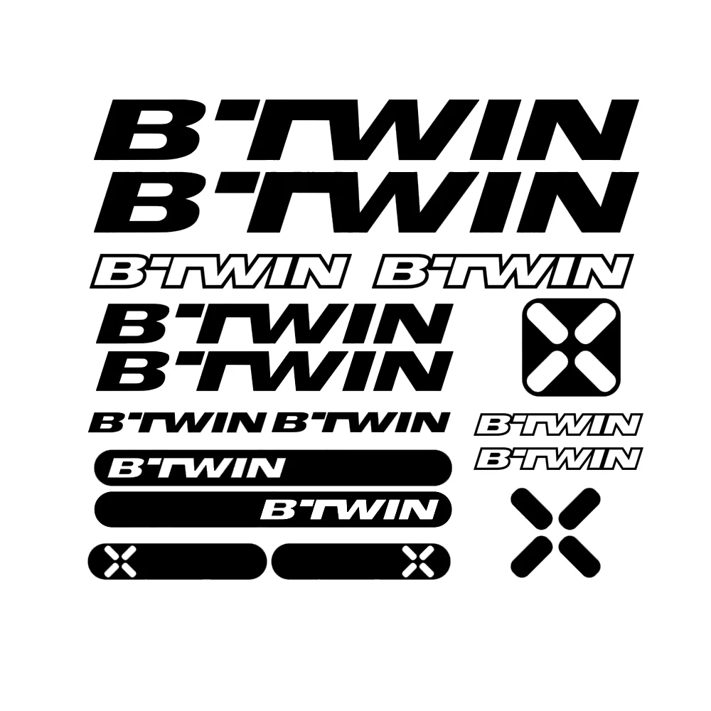 for BTWIN BIKES Stickers Decals Vinyl Mountain Bike Cycling Bmx ...