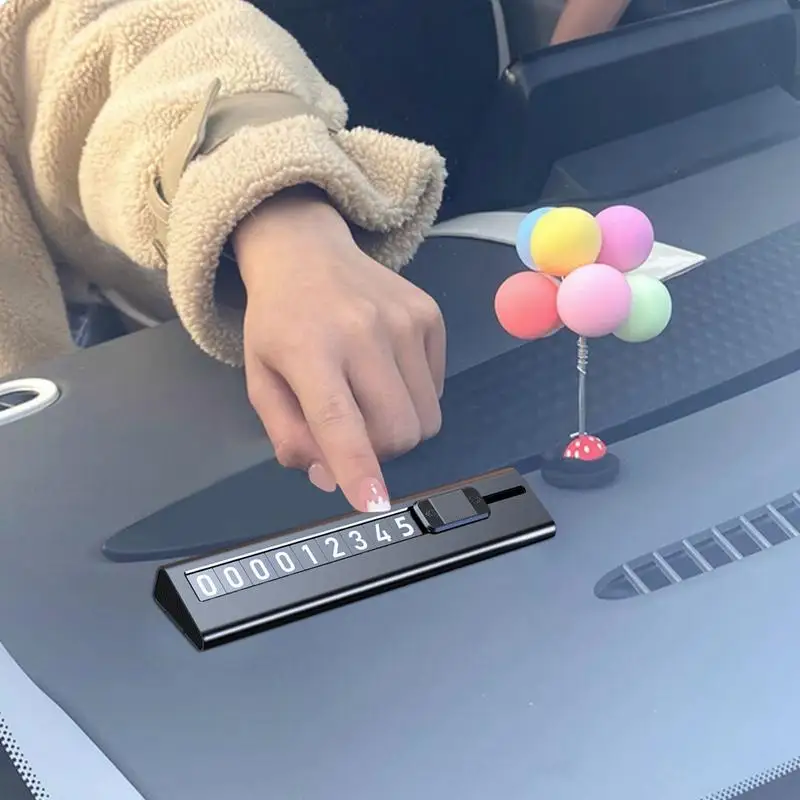 Car-Temporary-Parking-Card-Plate-Night-Light-Visible-Number-Plate ...