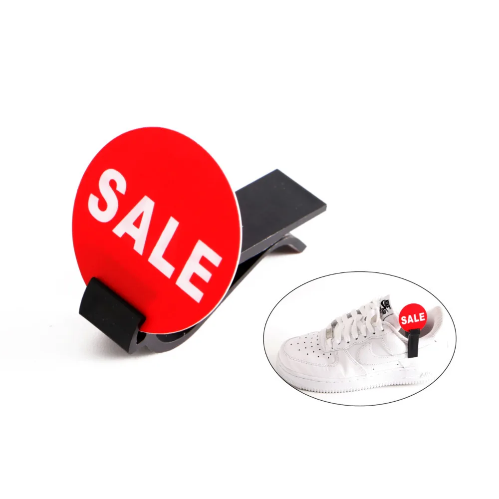 POP-Shoe-Merchandise-Price-Tag-Gripper-Shelf-Label-Holder-Plastic ...