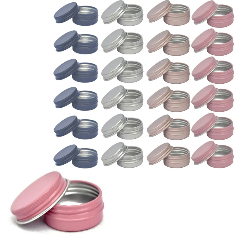 5/10/15pcs 10g Aluminum Tin Jar For Cream Balm Nail Candle Cosmetic ...
