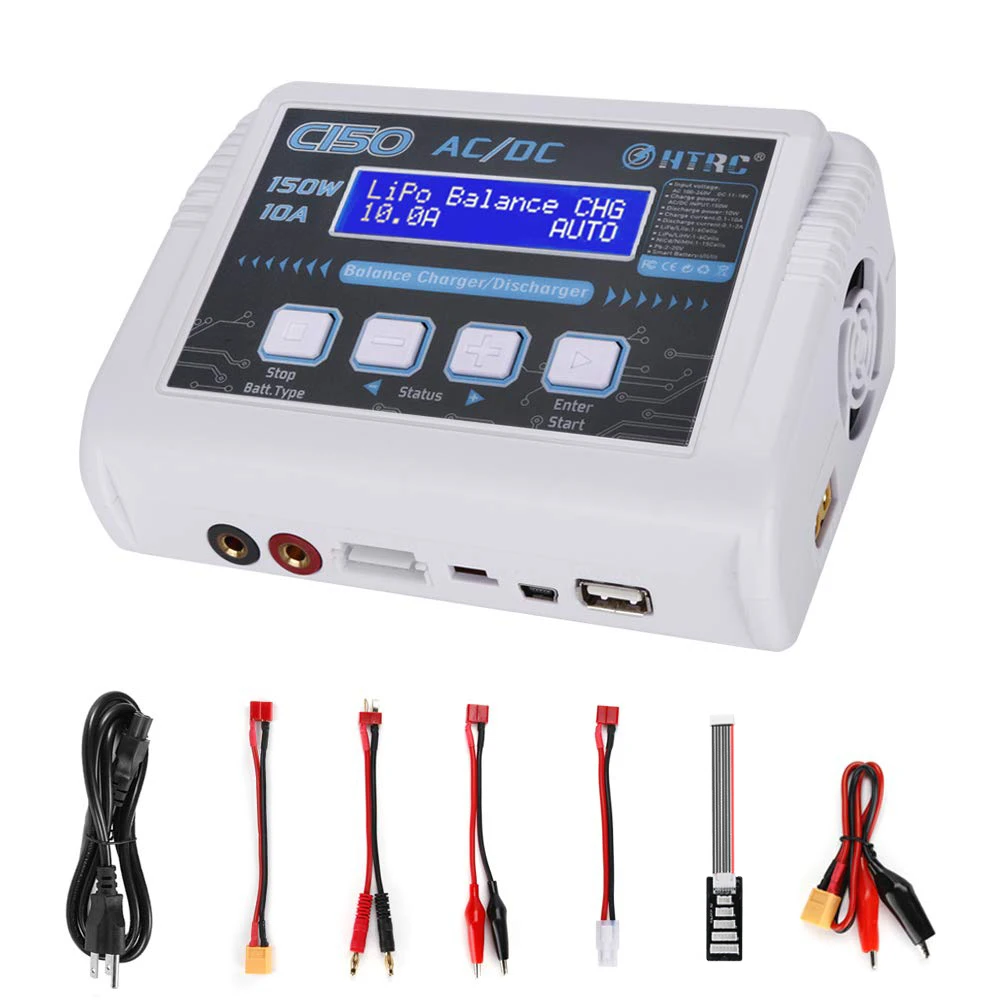 HTRC Lipo Charger C240 DUO AC/150W DC/240W Dual Channel 10A, 42% OFF