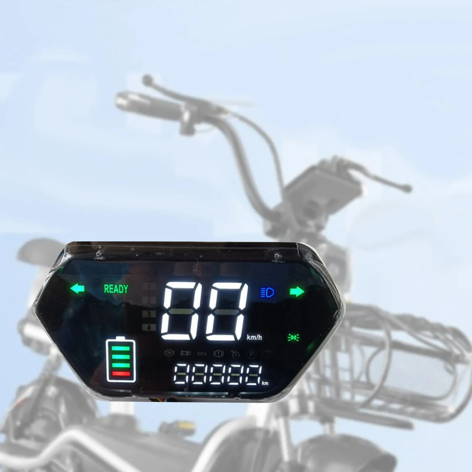 Electric Bike Speedometer LED Digital Professional Easily Install ...