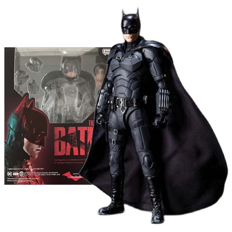 Bandai-Genuine-Batman-Anime-Figure-Shf-Batman-2022-Robert-Pattinson ...
